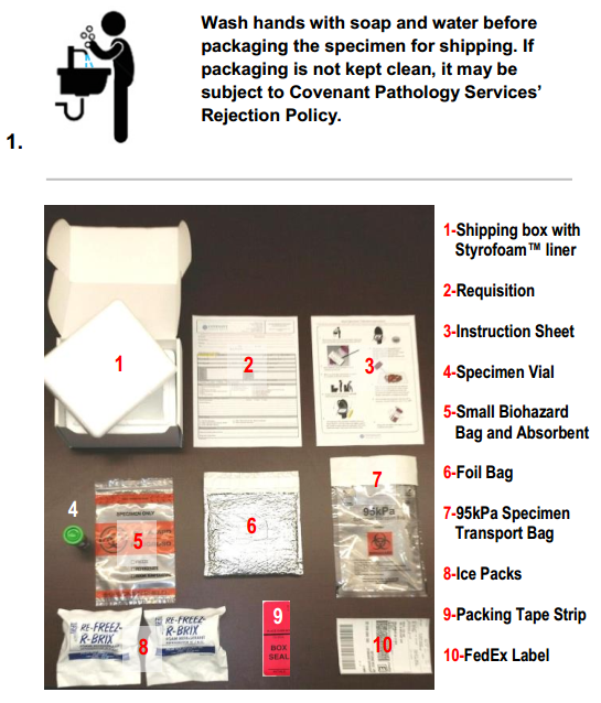 gFast Shipping | Covenant Pathology Services